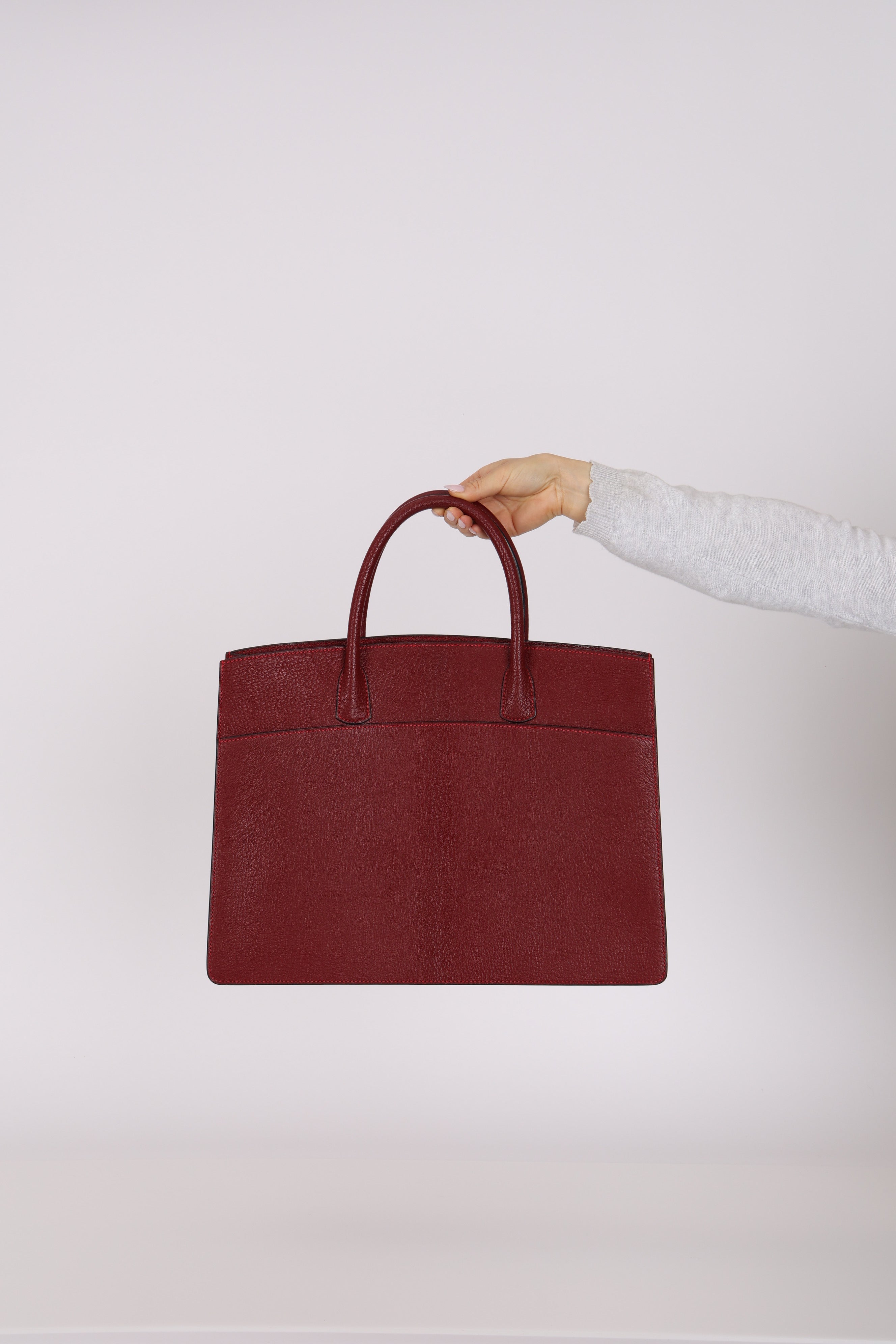 Hermès 2014 Rouge H Fjord White Bus GM – FashioNica