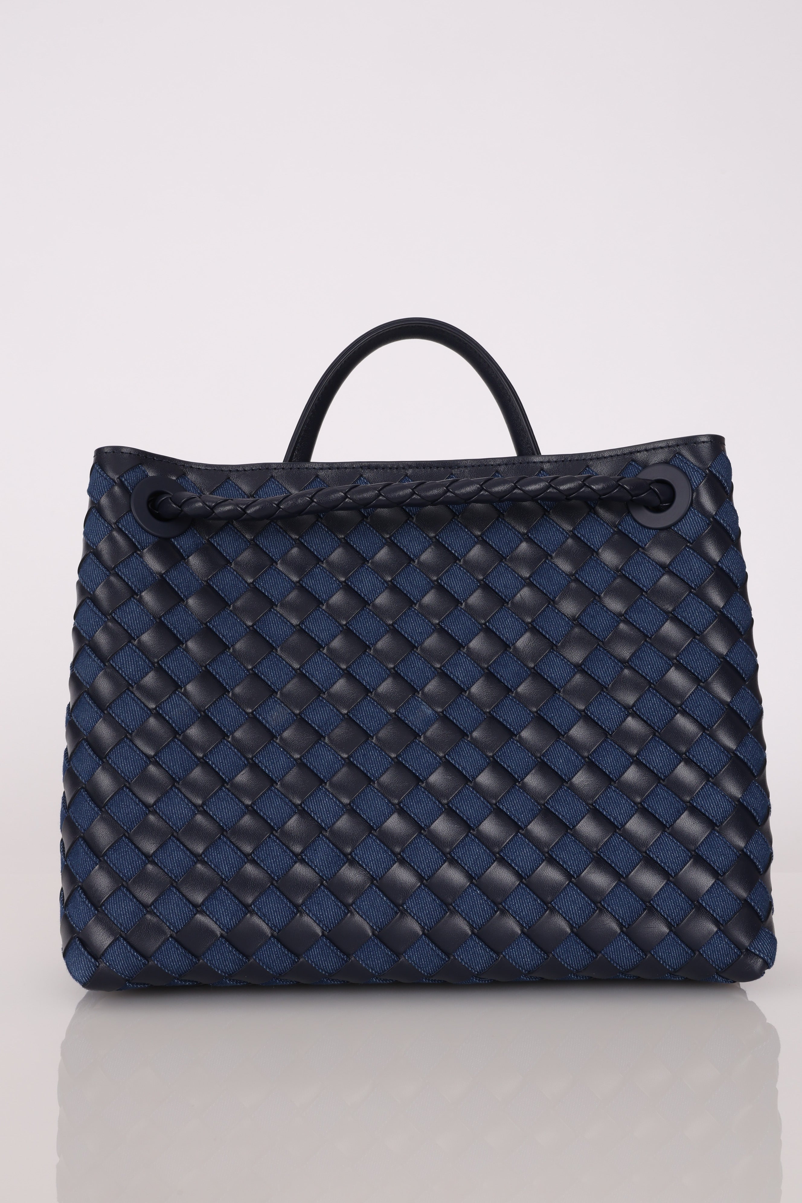 Limited Edition Bottega Veneta Medium Lambskin & Denim Intrecciato ...