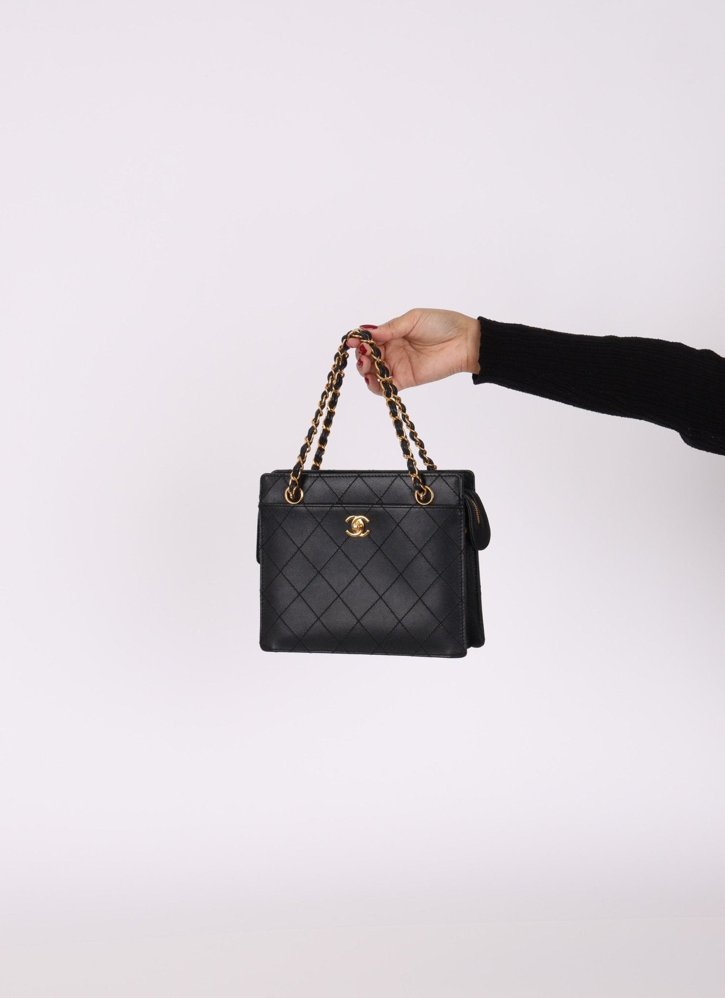 Chanel 1996 Caviar Mini Zip Tote – FashioNica