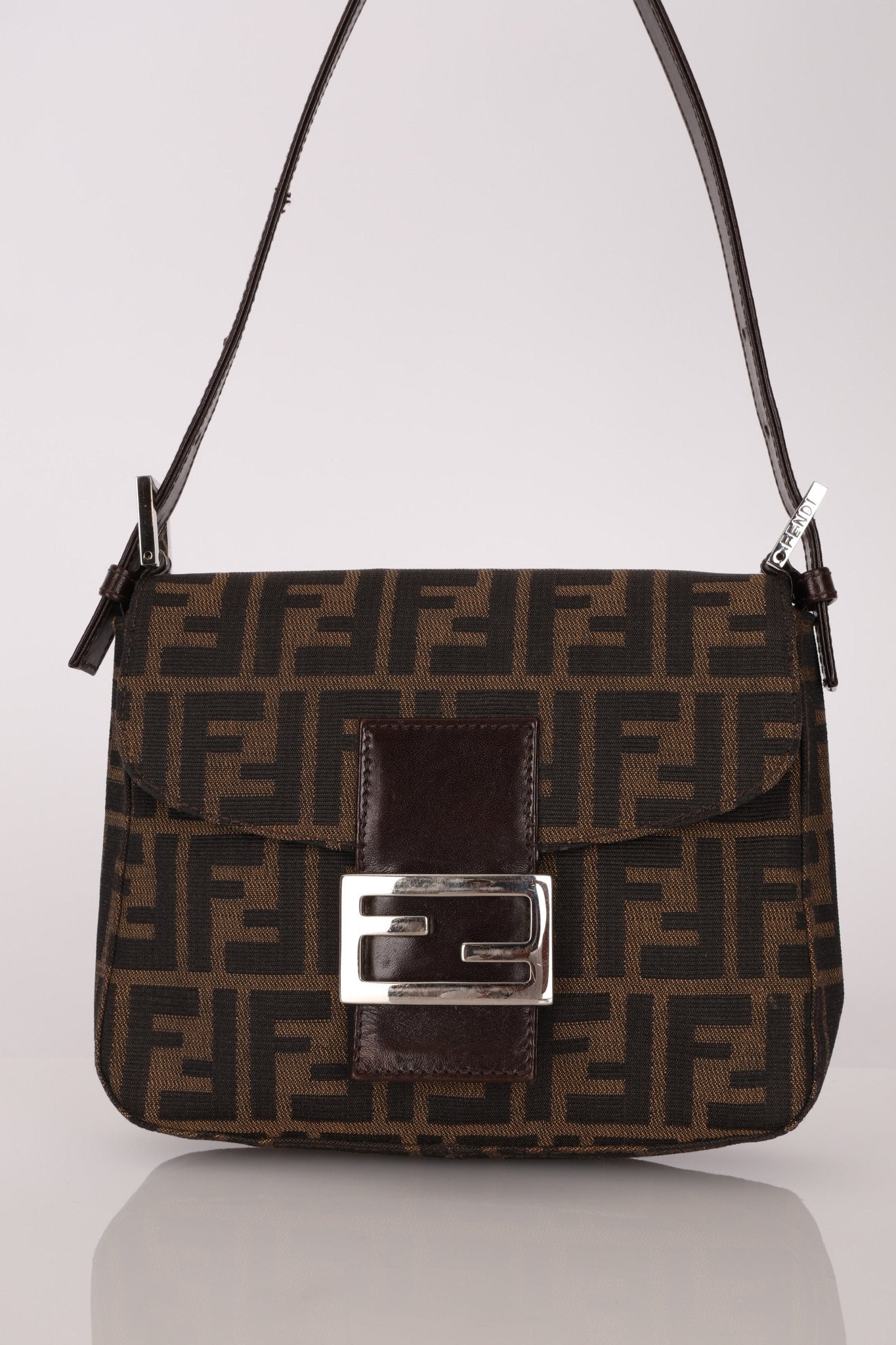 Fendi Zucca Square Baguette SHW – FashioNica